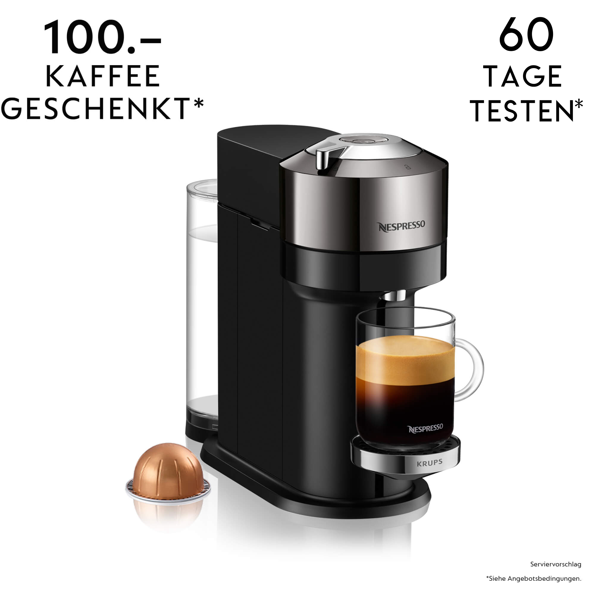 Vertuo Next Deluxe XN910CCH | Nespresso® | KRUPS Schweiz